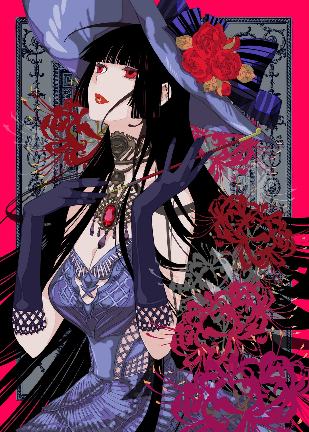 yyuunn xxxholic ichihara yuuko cleavage dress smoking | #1076832 | yande.re